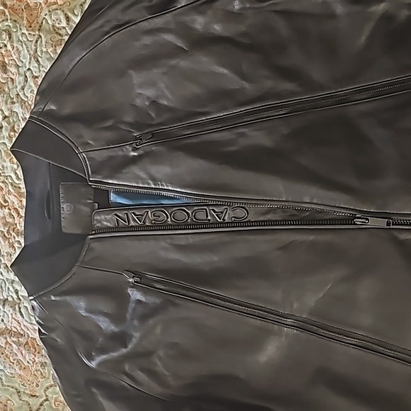 CADOGAN | Jackets & Coats | Soft Black Leather Bomber Jacket Mens Extra ...